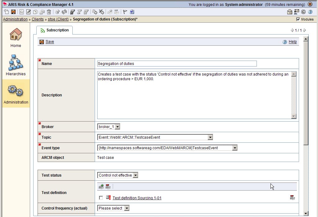 Learn how to control processes with ARCM via external events | ARIS BPM ...